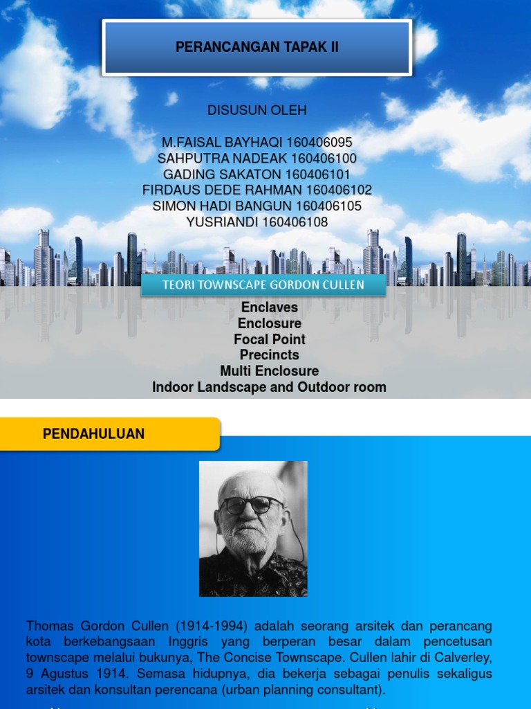 Teori Townscape Gordon Cullen | PDF