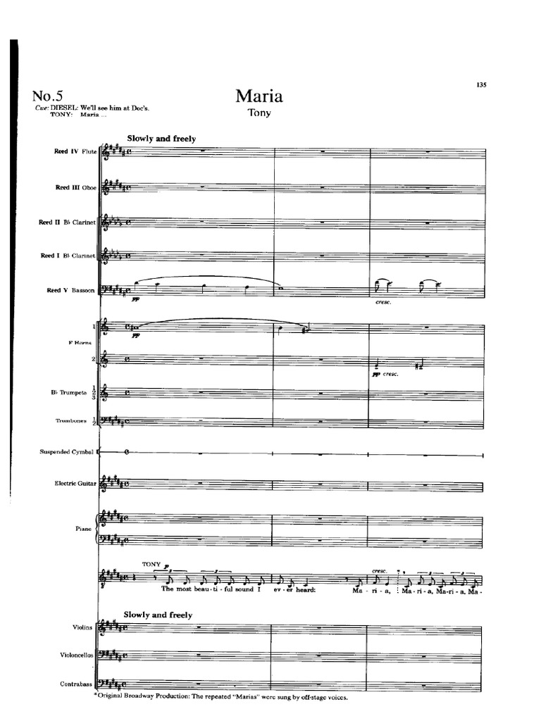 Maria West Side Story | PDF