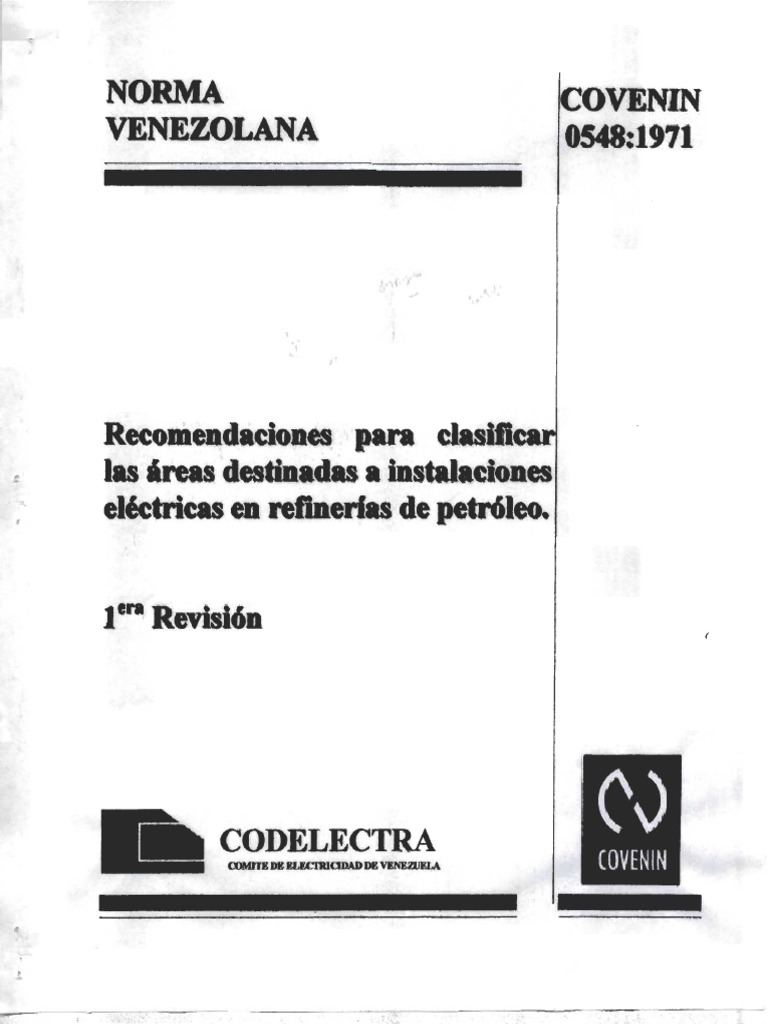 Covenin 548 71 | PDF