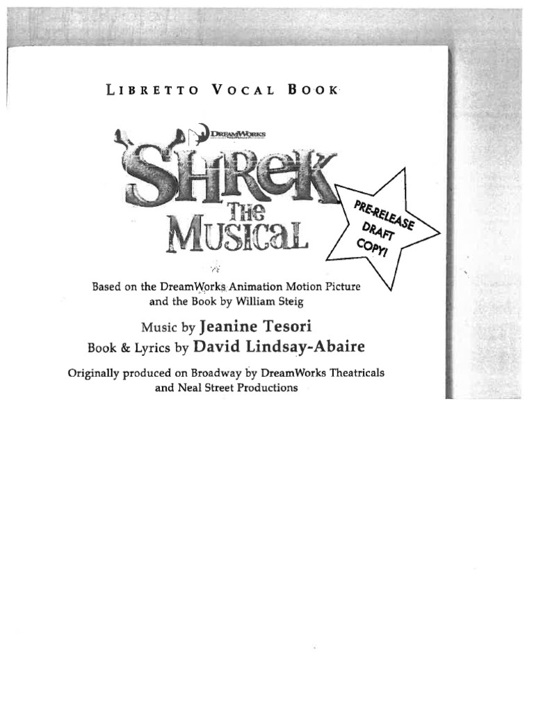 Shrek Script PDF | PDF
