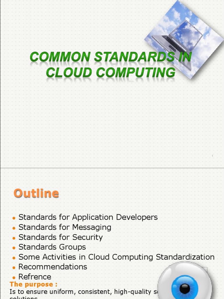 Cloud Computing Standards Overview | PDF | Ajax (Programming) | Cloud ...