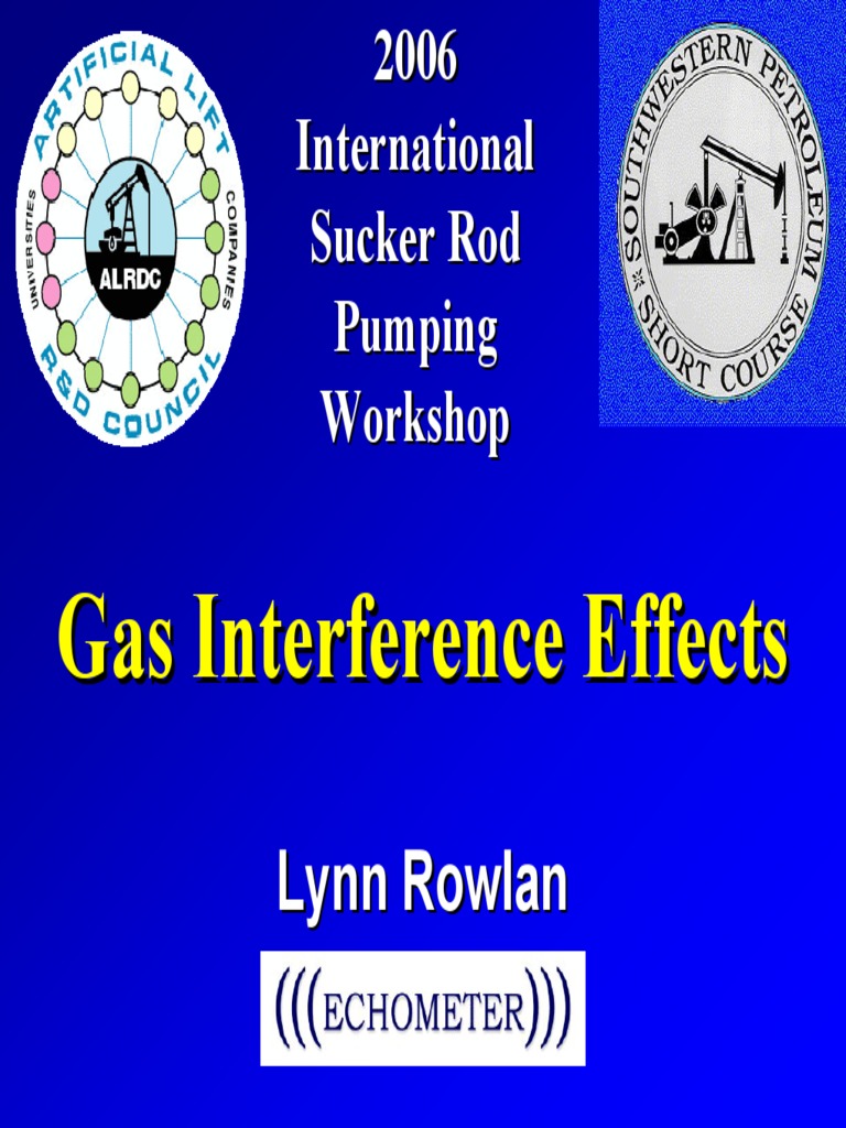 Presentation Echometer Gas Interference | PDF | Pump | Pressure