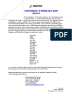 ACN Tables for Aircraft Classification | PDF | Airbus | Aircraft