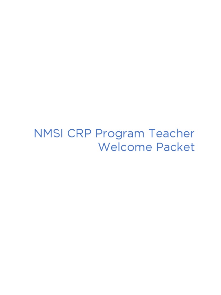 CRP Teacher Packet PDF | PDF | Per Diem | Advanced Placement