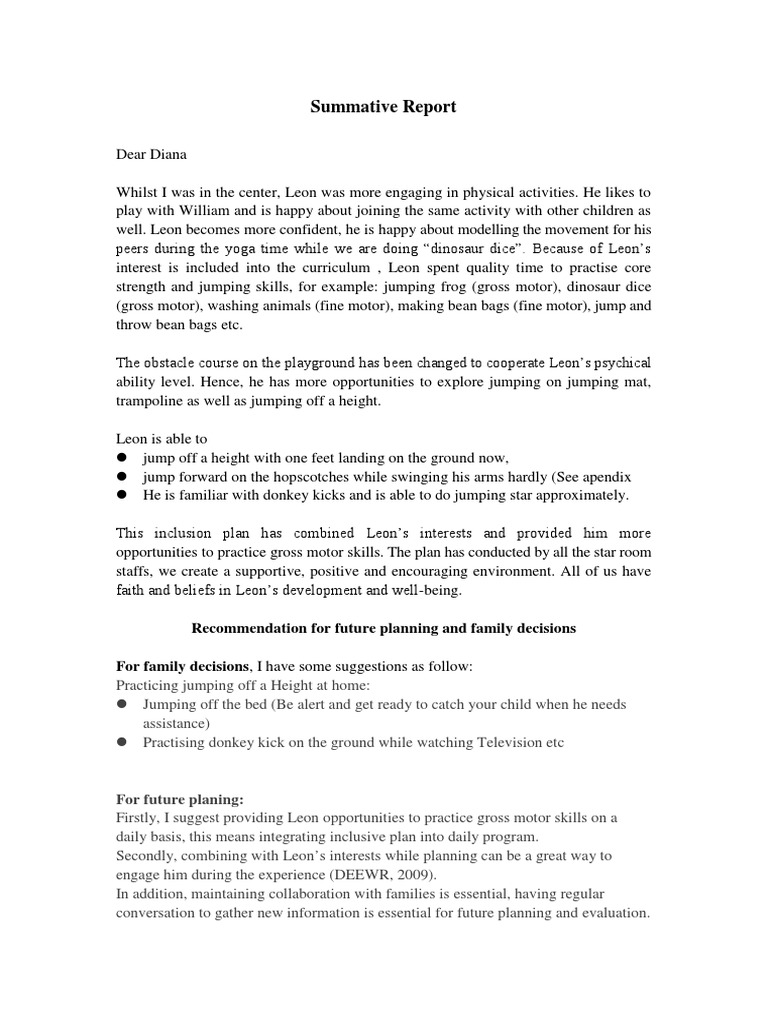 Summative Report | PDF