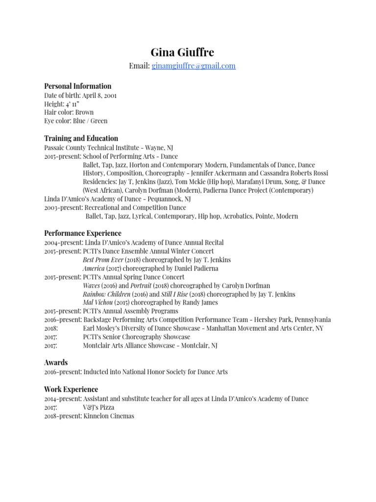 Website Resume | PDF | Language Arts & Discipline | Poetry