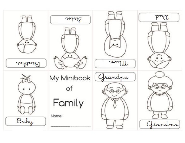 My Family Mini Book | PDF