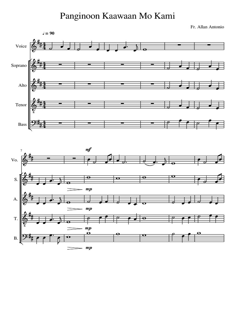 Panginoon Kaawaan Mo Kami: Fr. Allan Antonio 90 | PDF | Christian Music ...