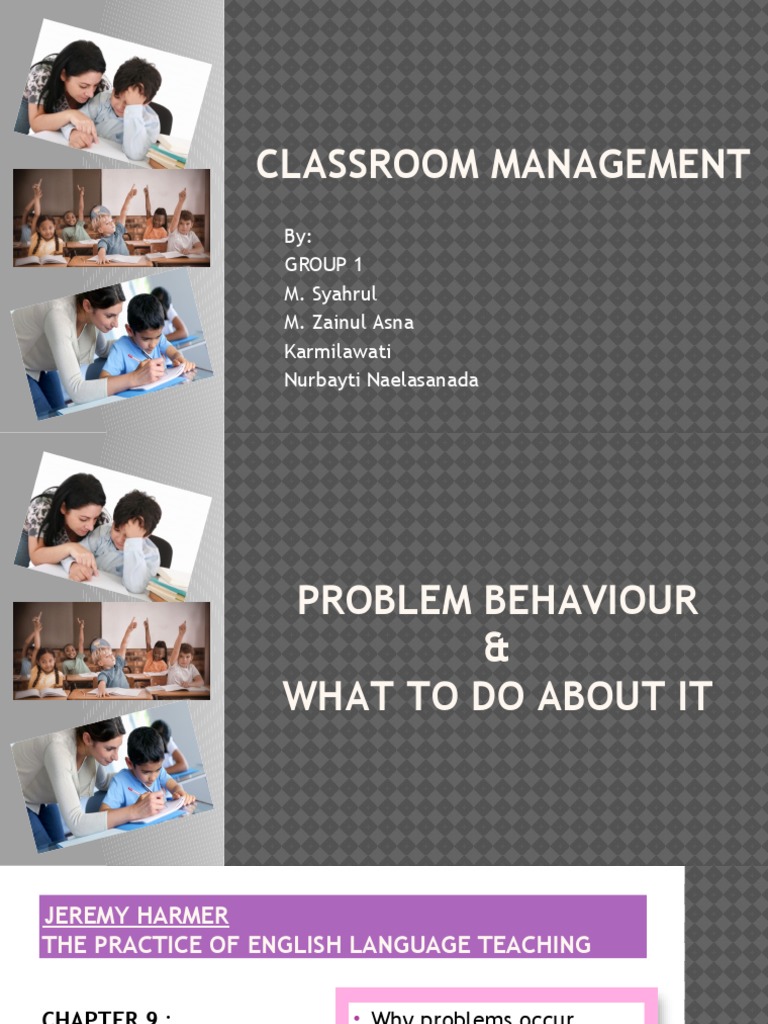 Classroom Management: Addressing Problem Behavior | PDF | Classroom ...