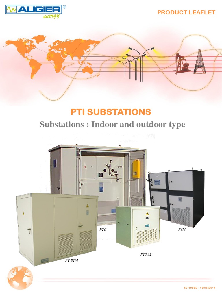 Substations: Indoor and Outdoor Type | PDF | Electrical Substation ...