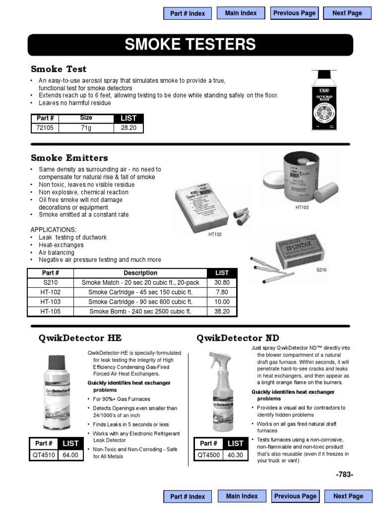 Smoke Tester | PDF | Furnace | Smoke