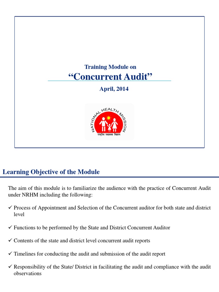 Concurrent Audit Module | PDF | Auditor's Report | Audit