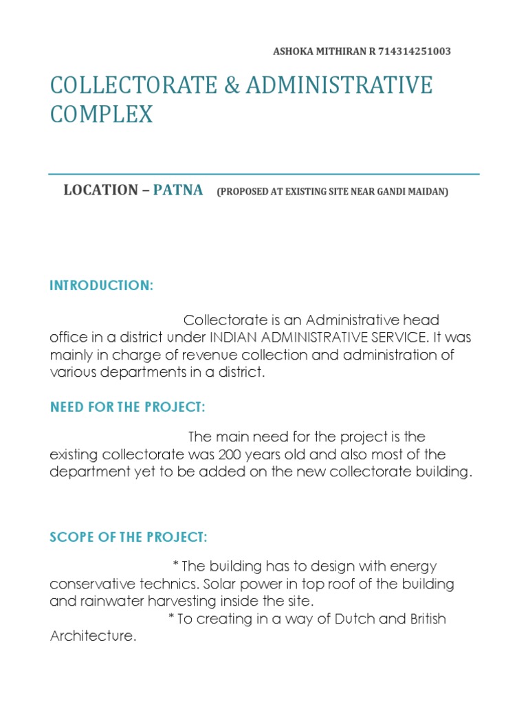 COLLECTORATE Building Details | PDF | Government | Nature