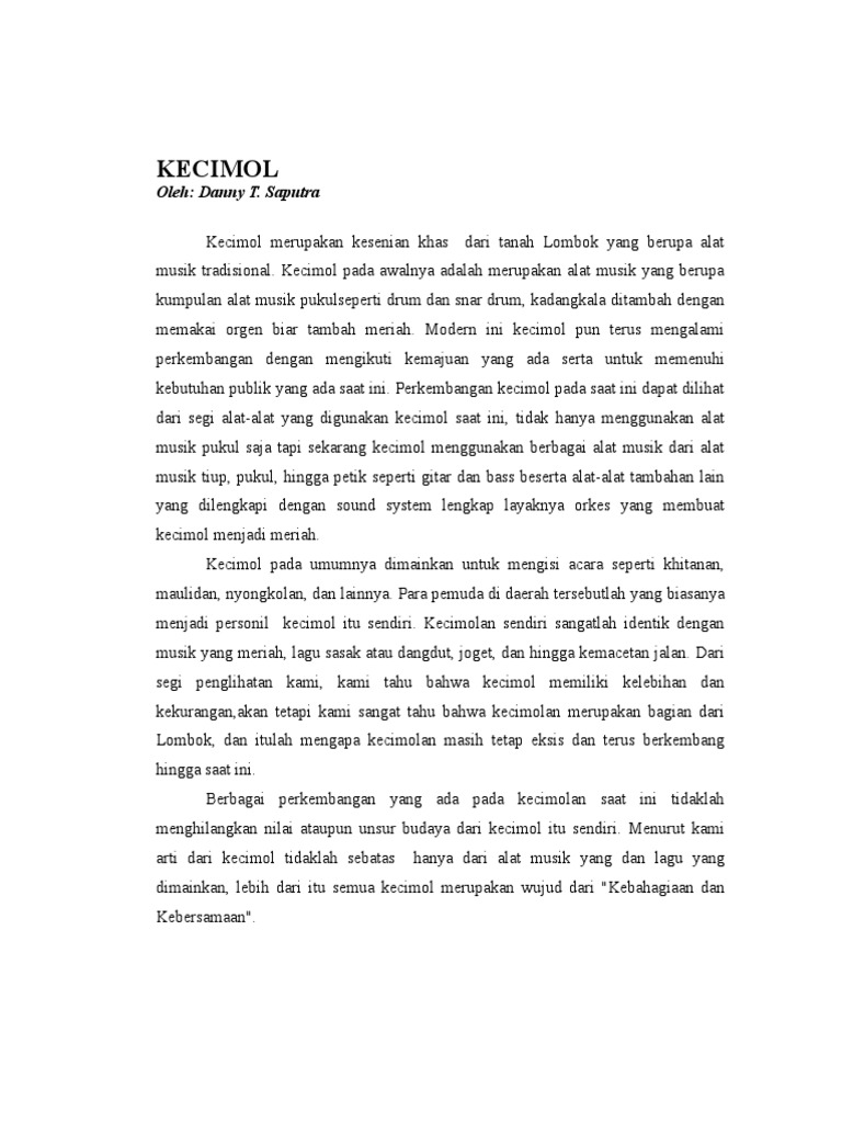 KECIMOL | PDF