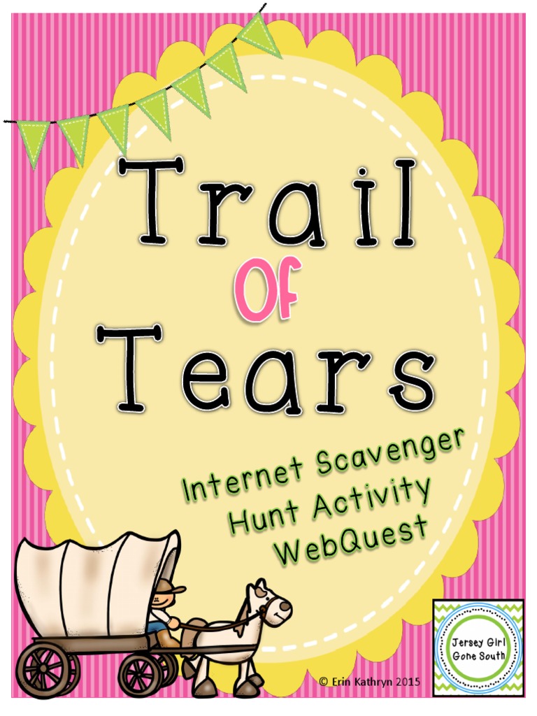 Trail of Tears WebQuest Activity | PDF | Trail Of Tears | Cherokee