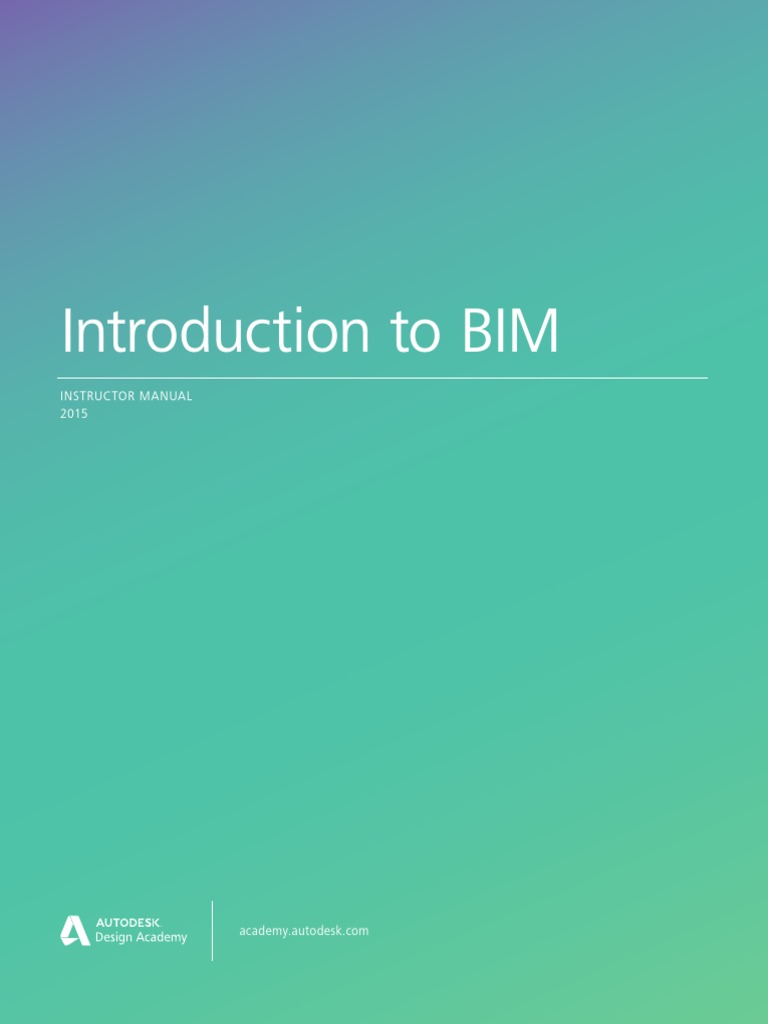 BIM-Instructor Manual PDF | PDF | Autodesk Revit | Wall
