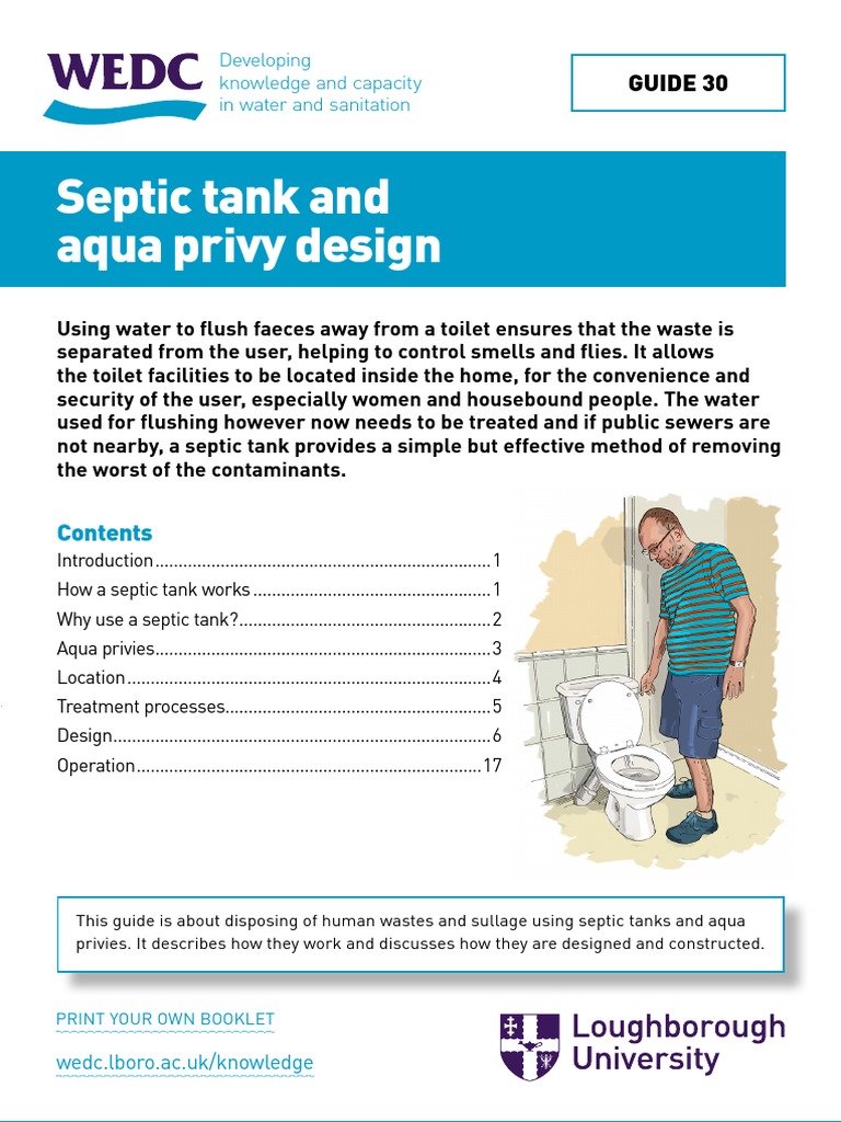 G030 Septic Tank and Aqua Privy Design Online | PDF | Septic Tank ...
