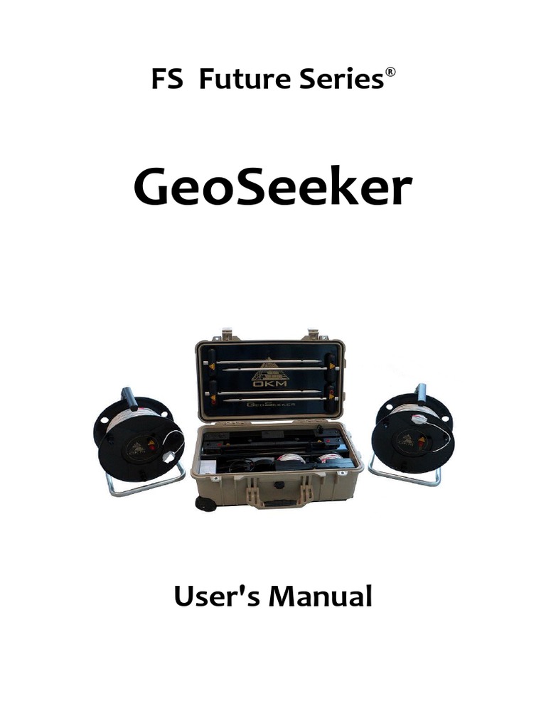 GeoSeeker Manual EN PDF | PDF | Battery Charger | Electrical Connector