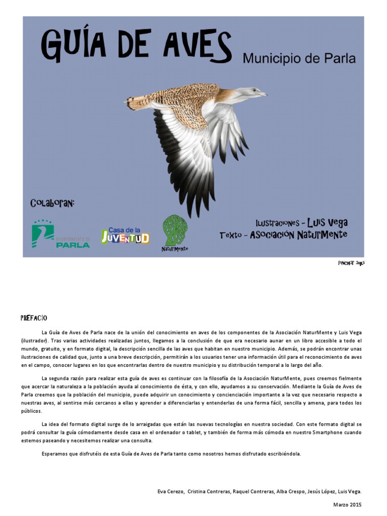 Guía Aves 2014 Pdf Pdf Aves Tetrápodos