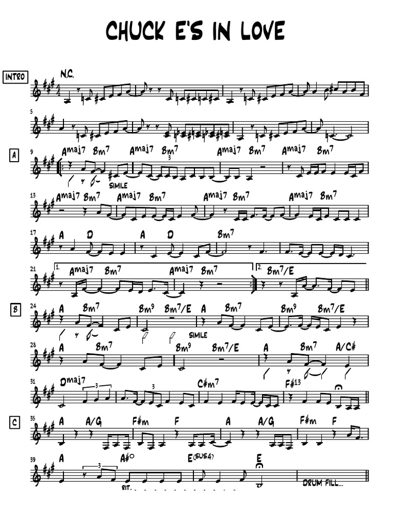 Chuck E's in Love | PDF