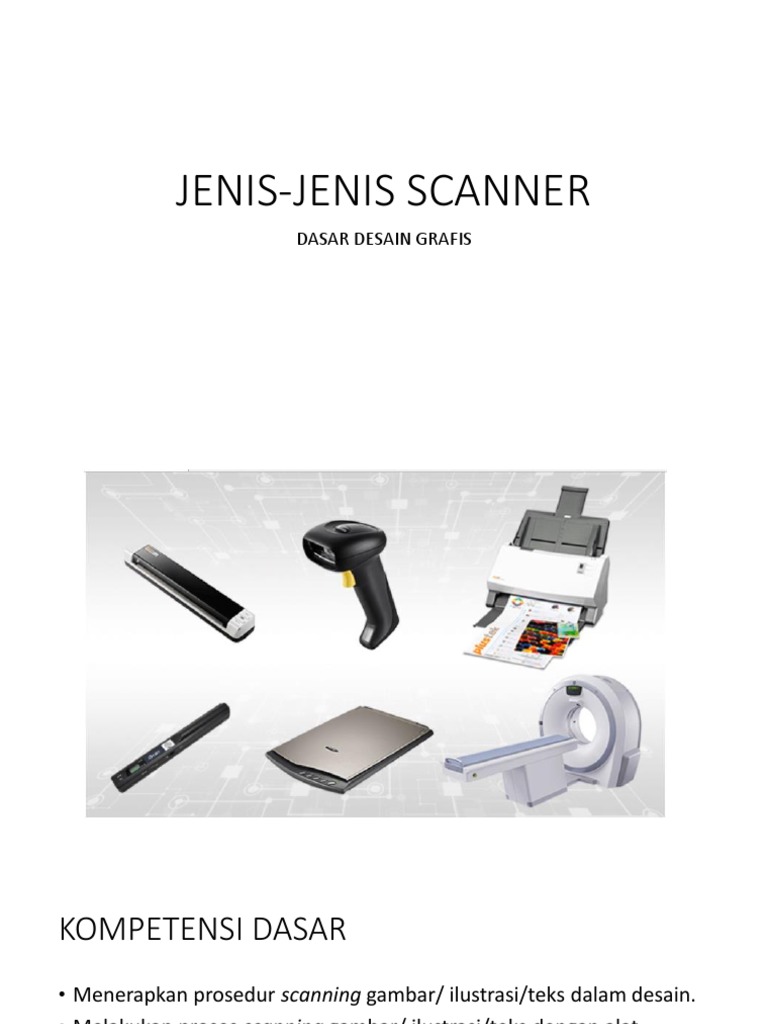 Jenis Jenis Scanner | PDF