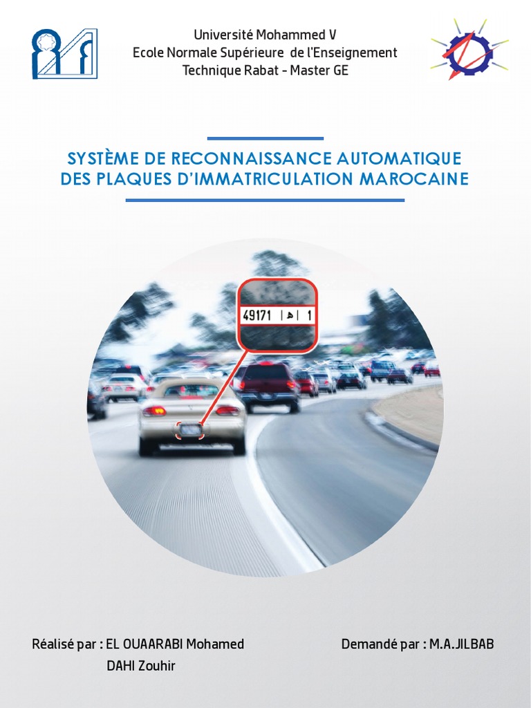 Système de Reconnaissance Automatique Des Plaques D'immatriculation Marocaine | Unduh gratis PDF ...