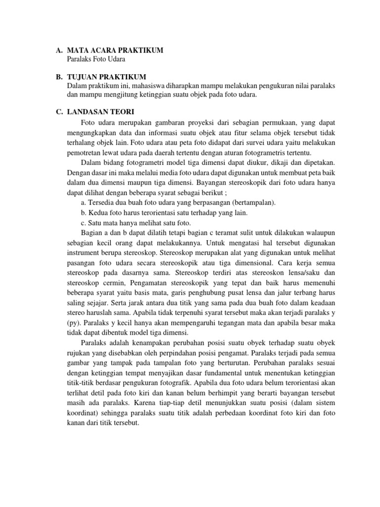 Paralaks | PDF | Metode & Bahan Ajar | Sains & Matematika