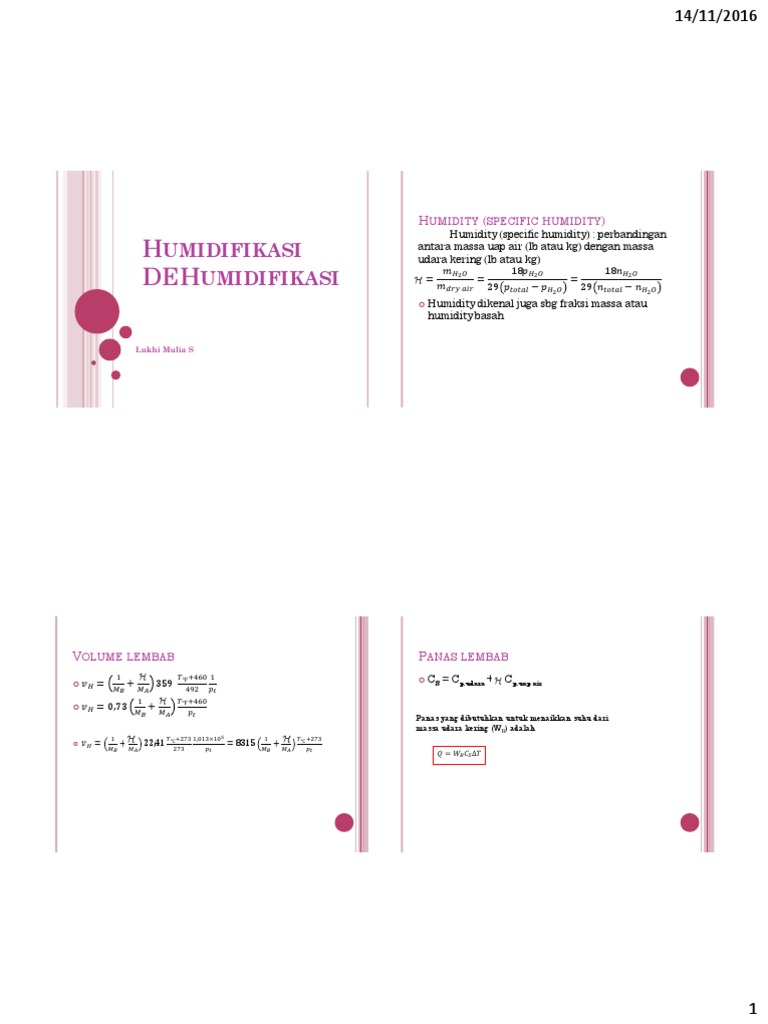 Humidifikasi PDF | PDF