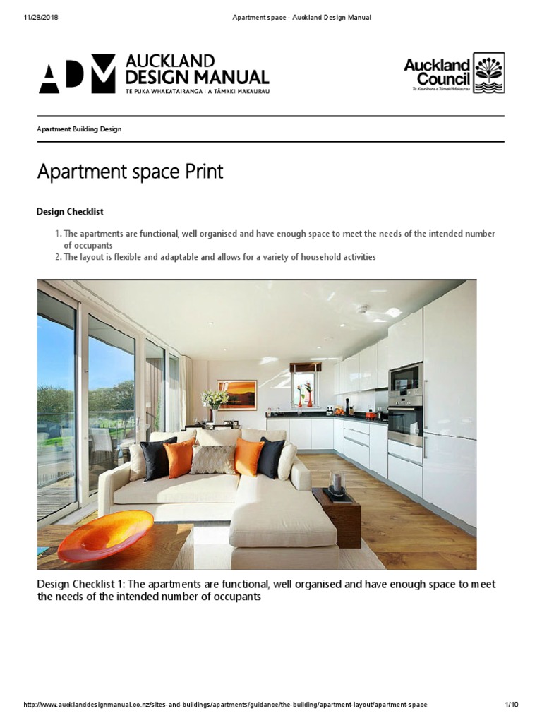 Auckland Apartment Design Guidelines | PDF | Bedroom | Kitchen