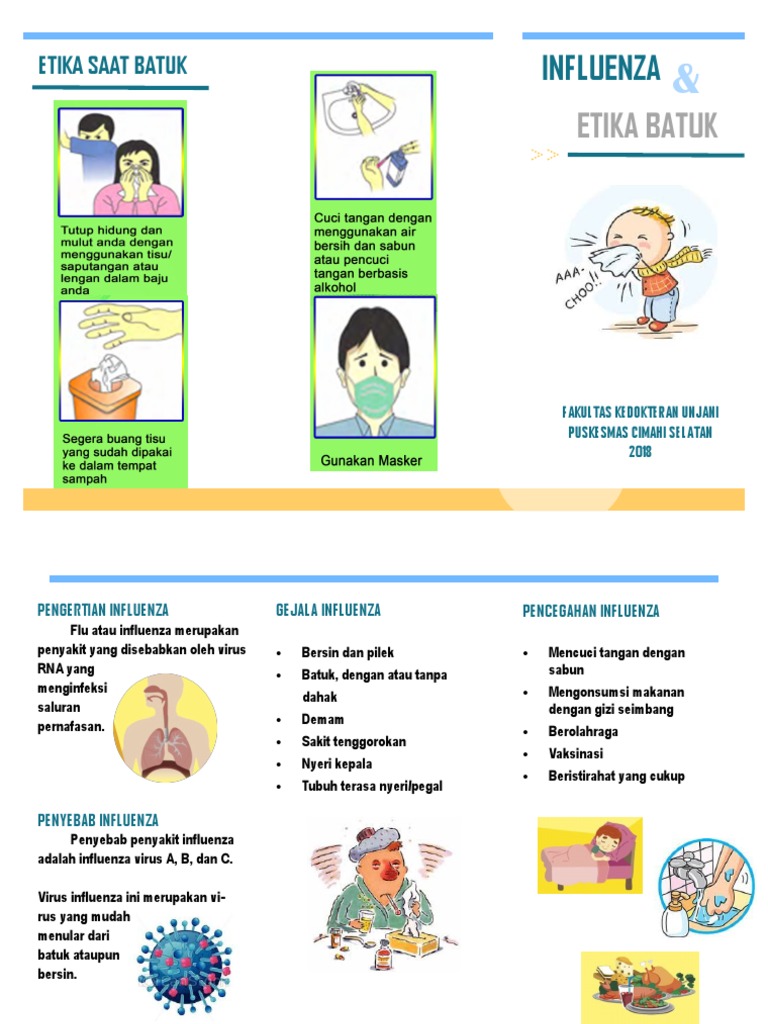 Leaflet Flu Etika Batuk | PDF