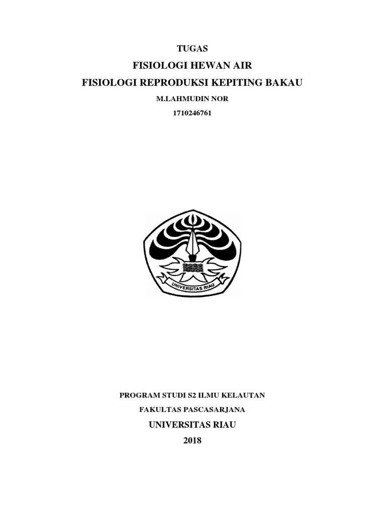 Reproduksi Kepiting Bakau | PDF