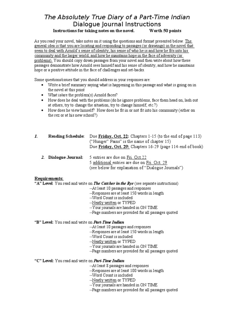 Dialogue Journal | Download Free PDF | Diary