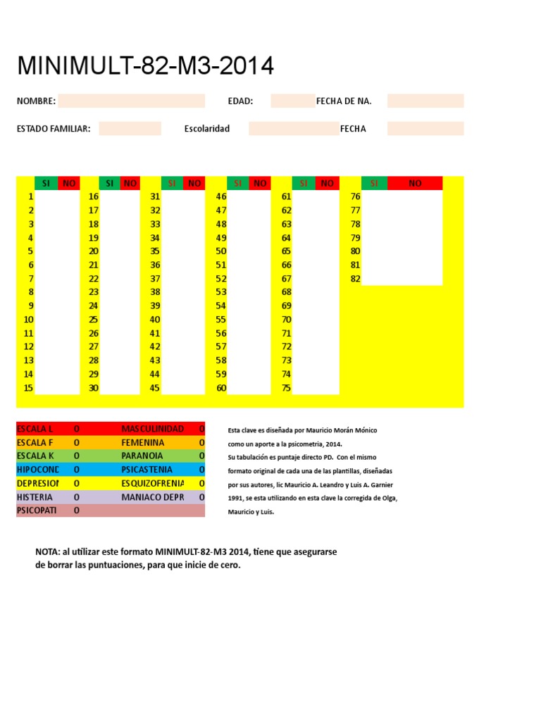 Mini Mult - Prueba | PDF | Deportes