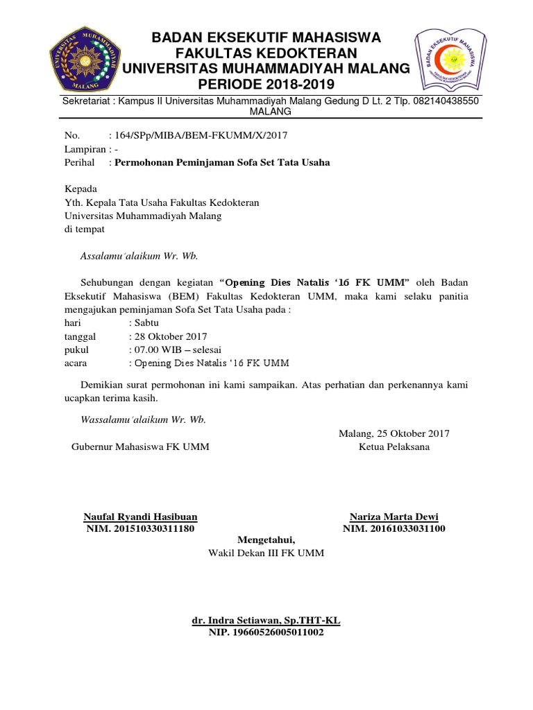 Contoh SPP Barang Ke TU | PDF