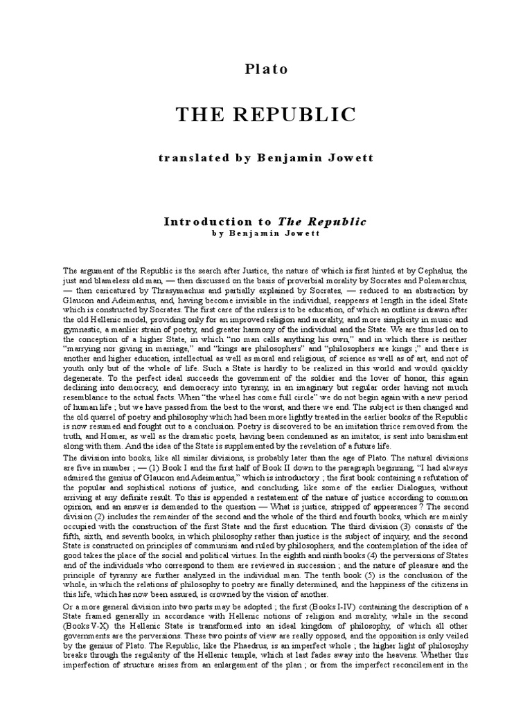 19 Republic | PDF | Plato | Socrates