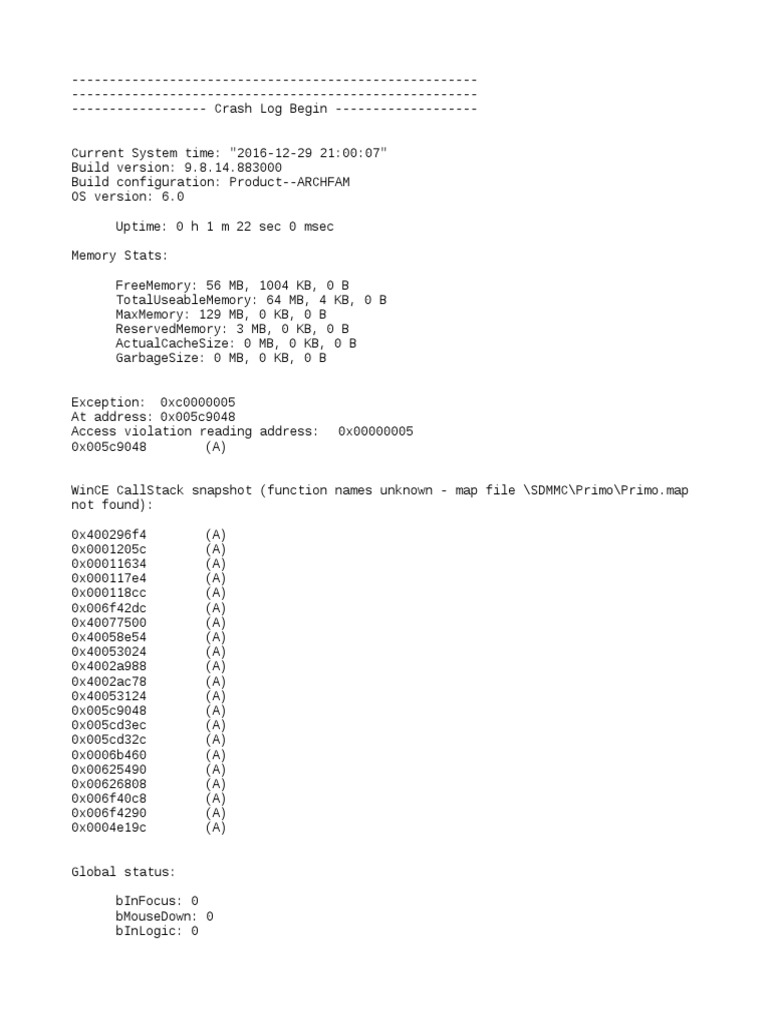 Crash | PDF | Computer Architecture | Computing