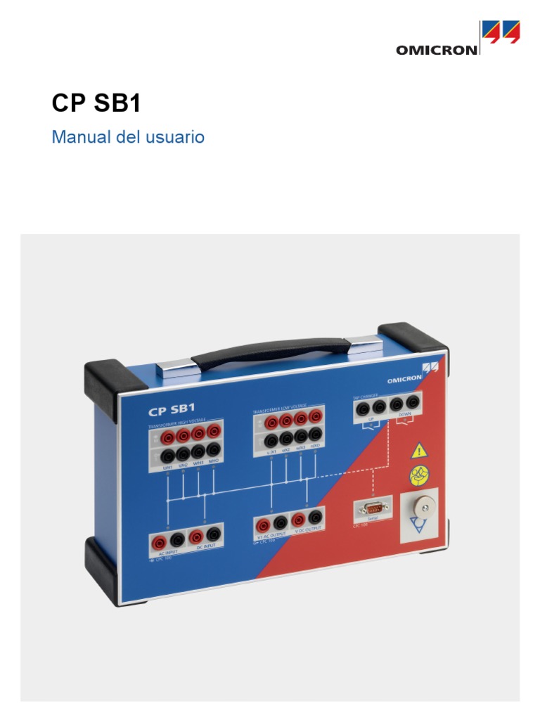 CP SB1 Manual | PDF | Transformador | voltaje
