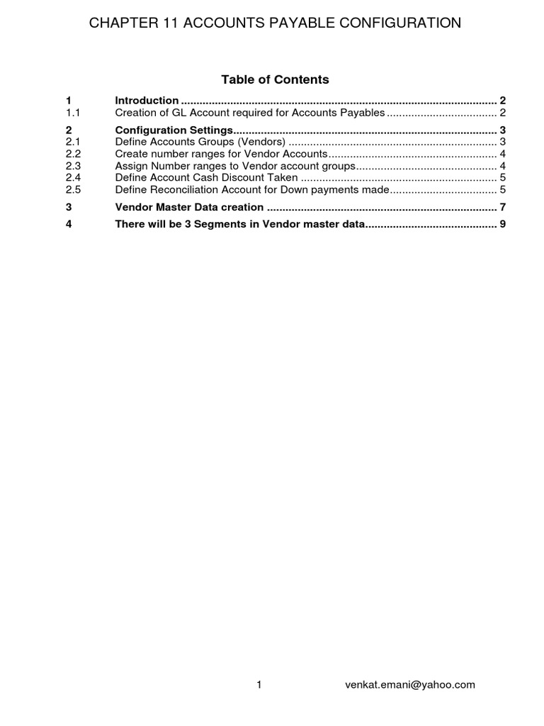 Chapter 10 Dunning Configuration and Execution | PDF | Accounts Payable ...