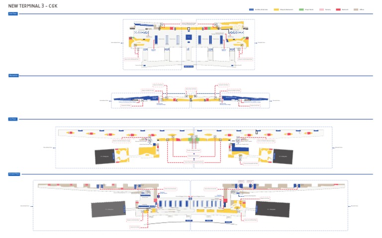 Airport Map T3 CGK | PDF | Aviation | Transport