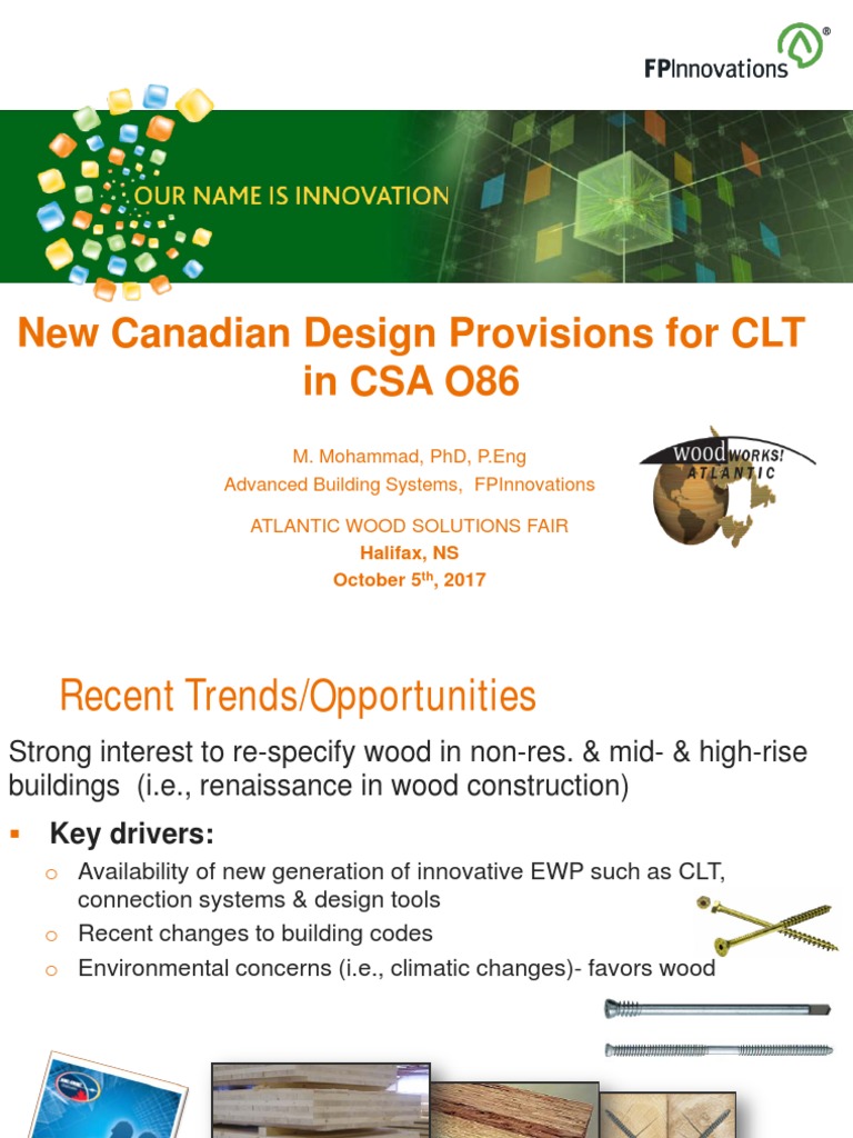 CLT | PDF | Screw | Lumber