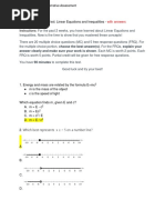 Topic 4 - Assessment Form A - Answer Key | PDF | Mathematical Relations ...