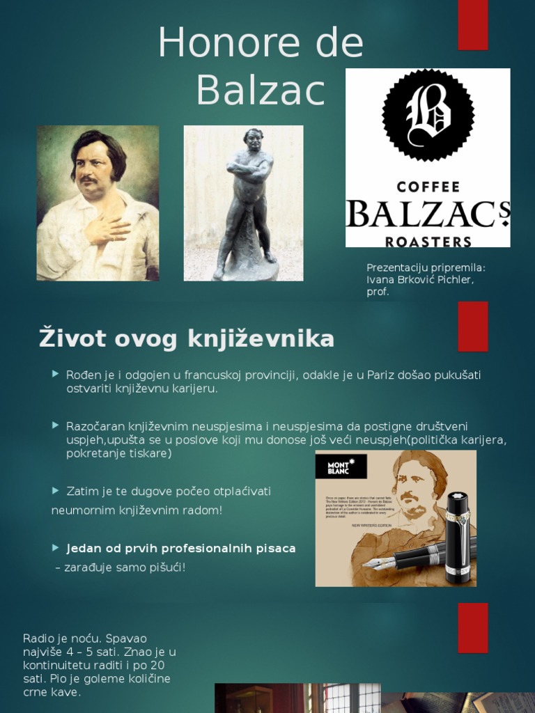 Honore de Balzac.ppt