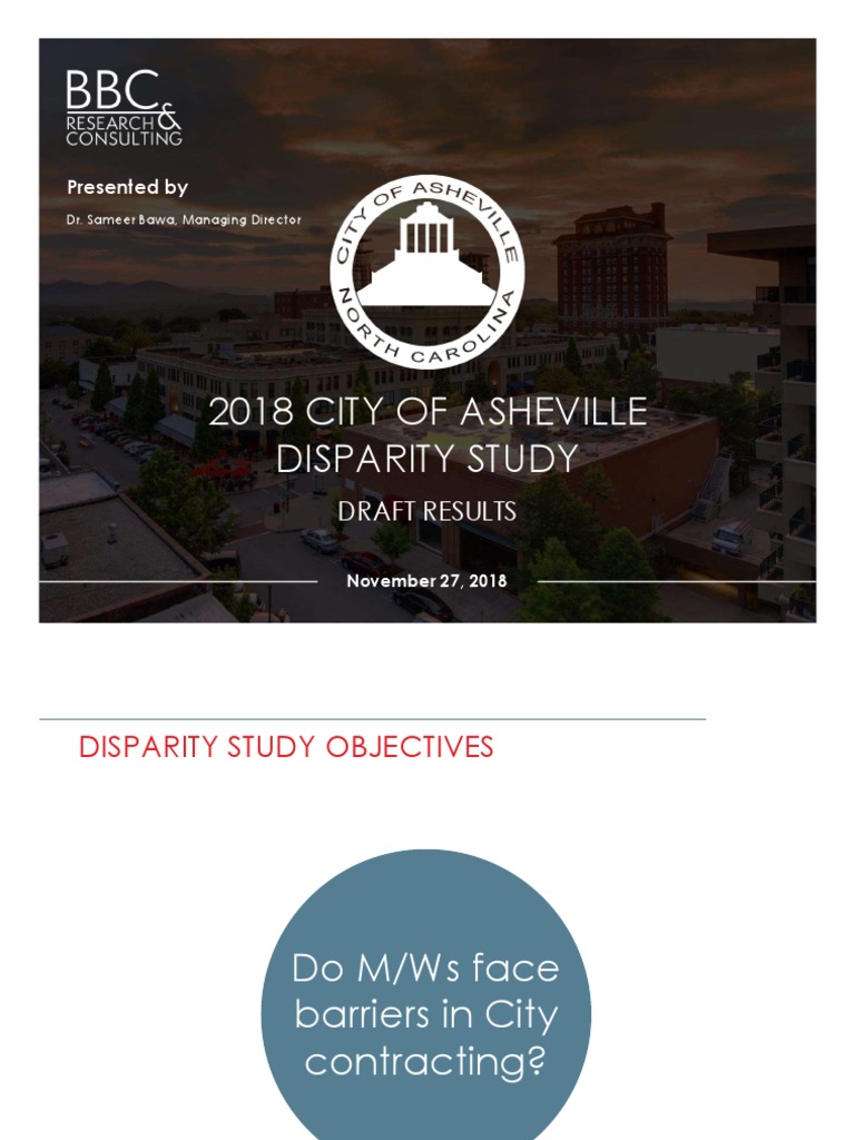 Presentations B - Disparity Study PowerPoint | PDF | Race And Ethnicity ...