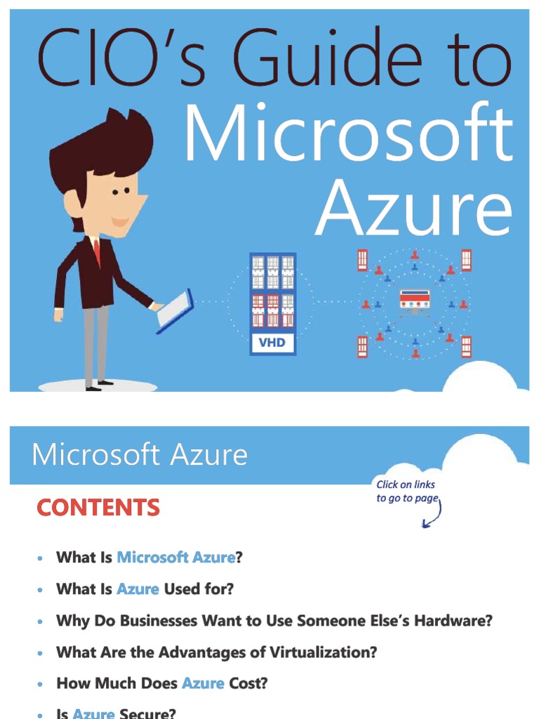 CIO's Guide to Microsoft Azure: Key Benefits and Use Cases | PDF | Microsoft Azure | Cloud Computing