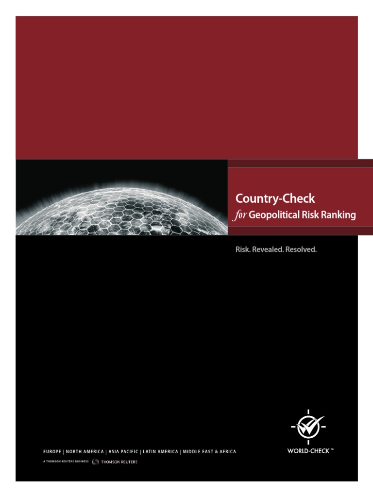 Country-Check: Geopolitical Risk Ranking | PDF | Money Laundering ...