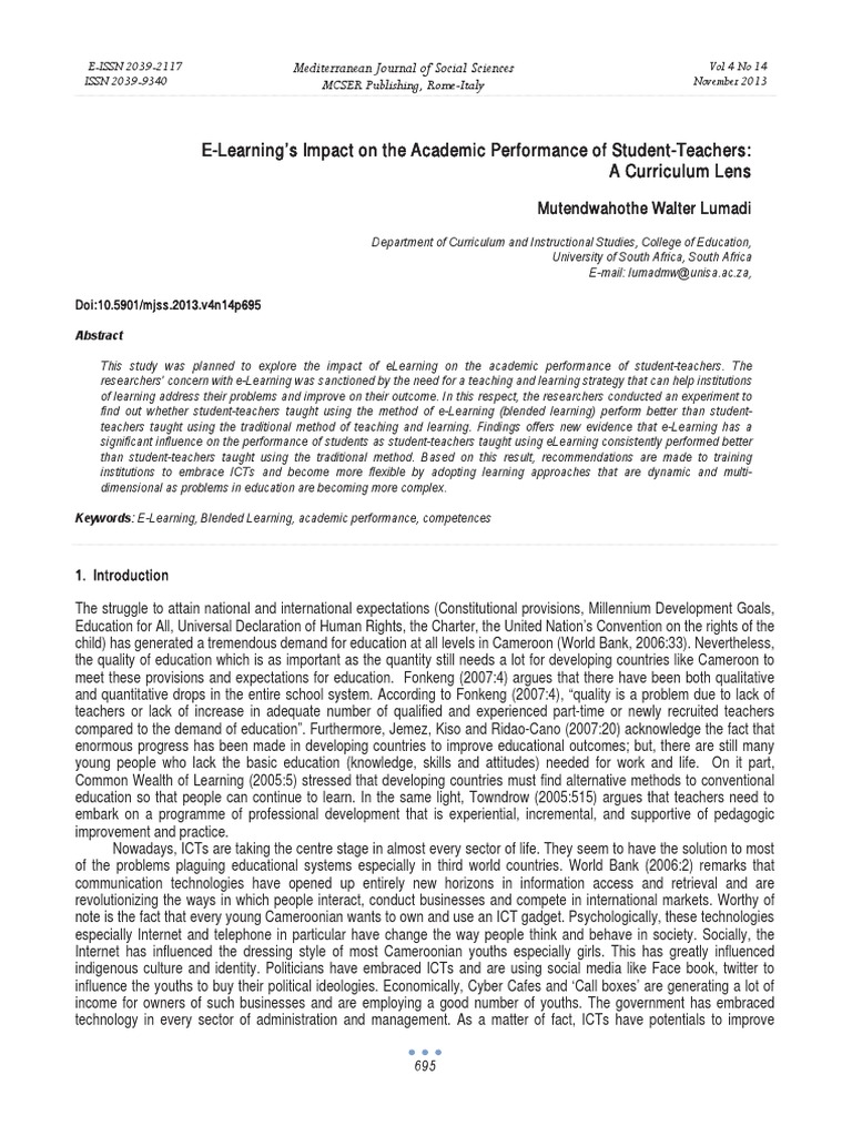 2014 JBSE - Vol.13 - 2 - 243-258 | Download Free PDF | Student's T Test ...