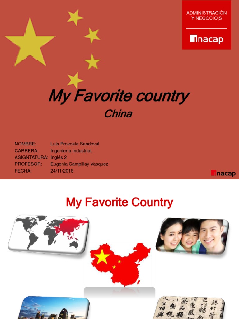 My Favorite Country | PDF