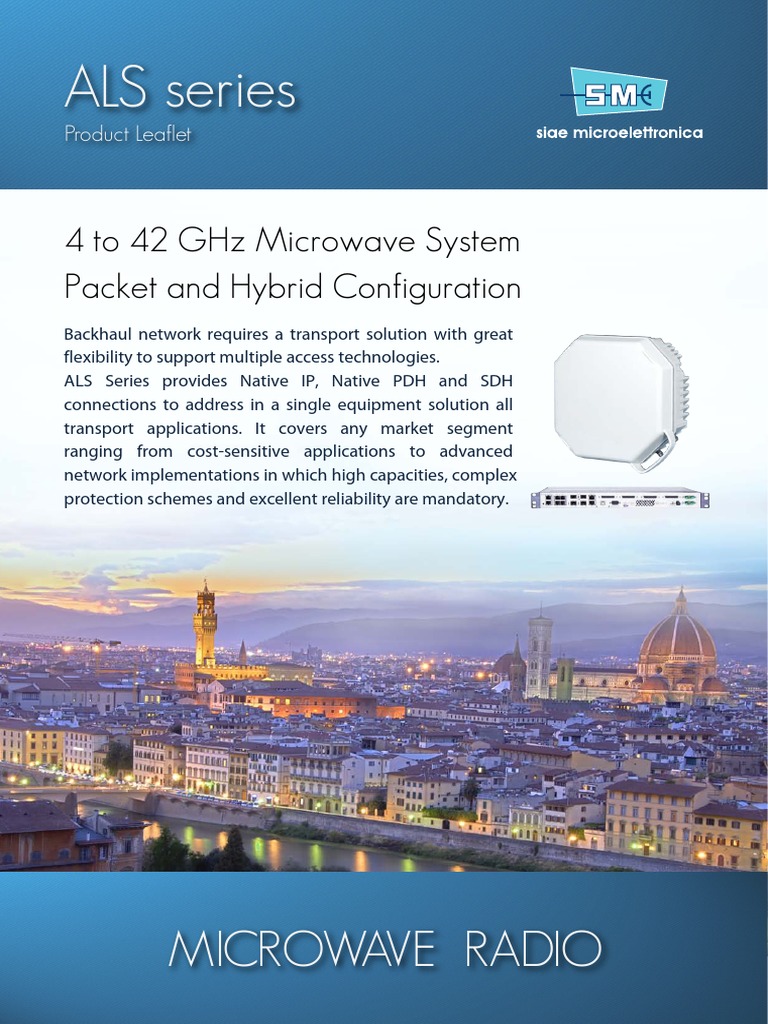 Siae Als Alcplus2e Leaflet Als.l.01.13 | PDF | Computer Network | Ethernet