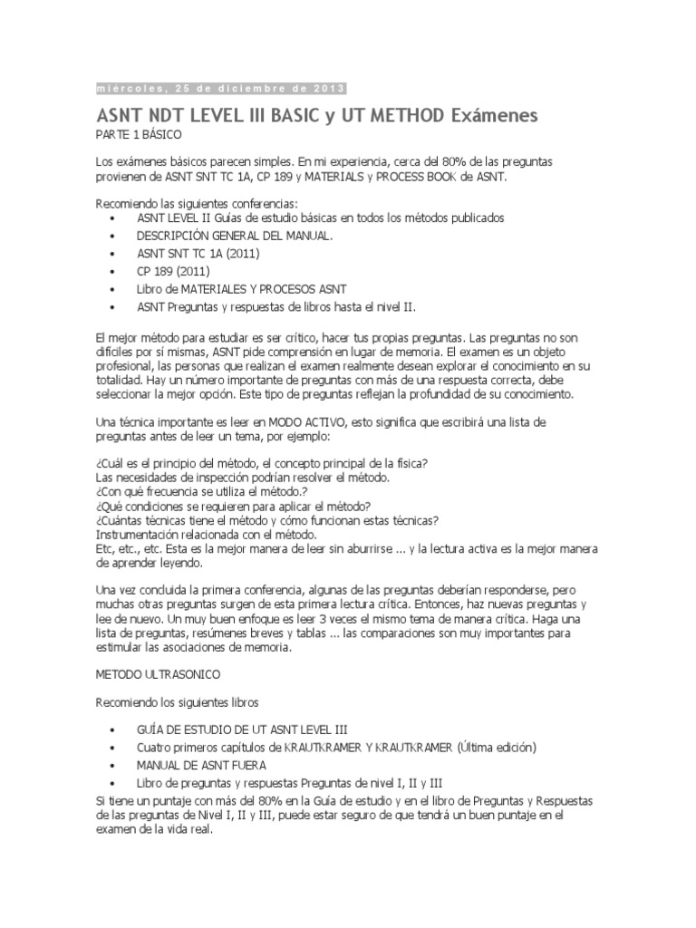 Examen Ut Nivel III Asnt | PDF | Prueba (evaluación) | Sicología