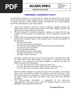 UKC Policy and Minimum Requirements | PDF | Ships | Shipping
